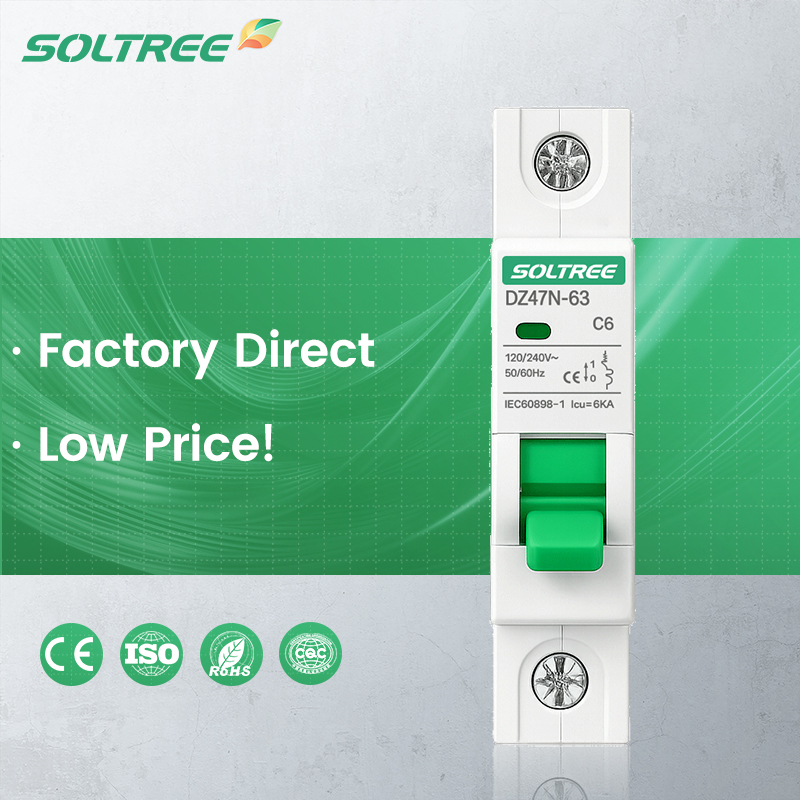 1 Pole MCB 6A-63A AC Circuit Breaker | DIN Rail Single Pole MCB ...